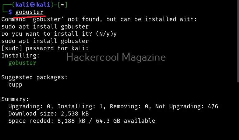 Beginners guide to gobuster tool - Hackercool Magazine