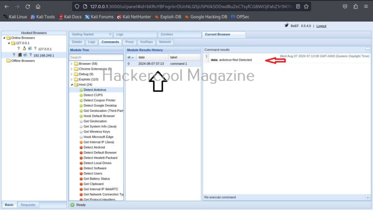 BeEF Browser exploitation tool: Beginners guide - Hackercool Magazine BeEF Browser exploitation tool: Beginners guide - Hackercool Magazine
